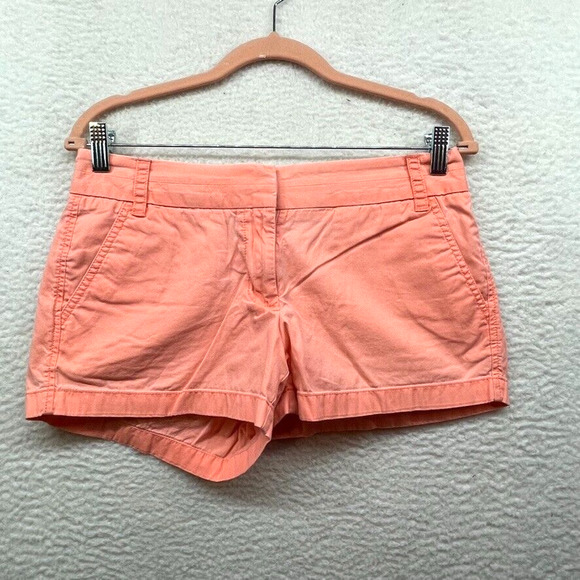 J. Crew Factory | Shorts | J Crew Factory Shorts Womens 4 Orange Broken ...